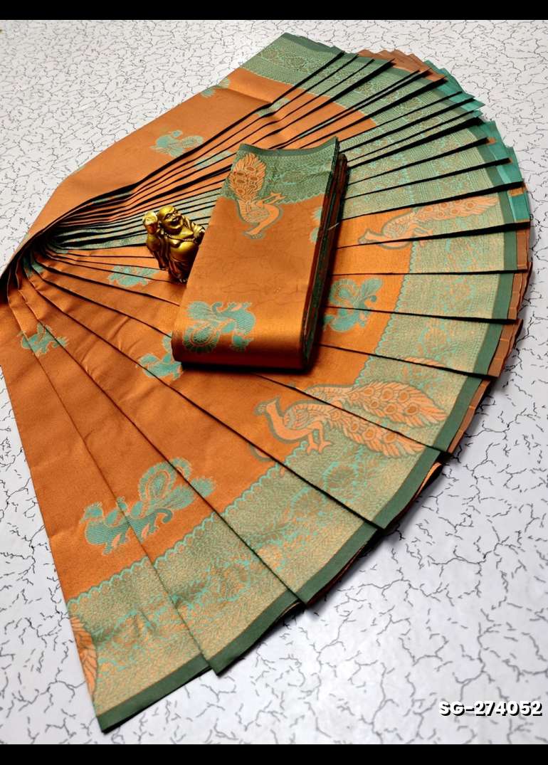 Kubera elite bridal rapier fancy light weight silk type sarees function ...