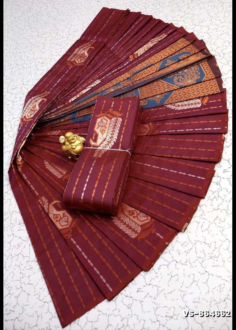 Digital kubera pattu vaira oosi softy silk sarees - maroon color