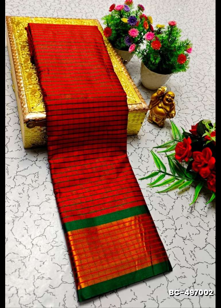 Beauty checked soft silk rich look design soft material function and ...